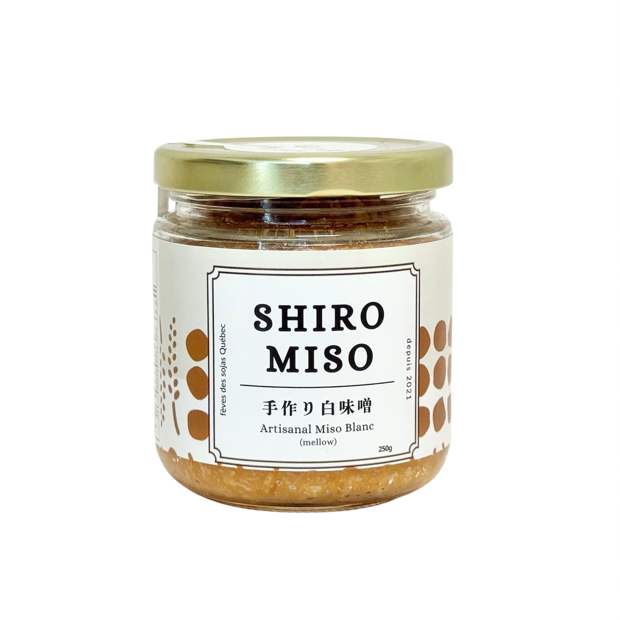 Artisanal Shiro Miso (white mellow miso) – LA BRASSERIE SAN-Ô SAKÉ inc.