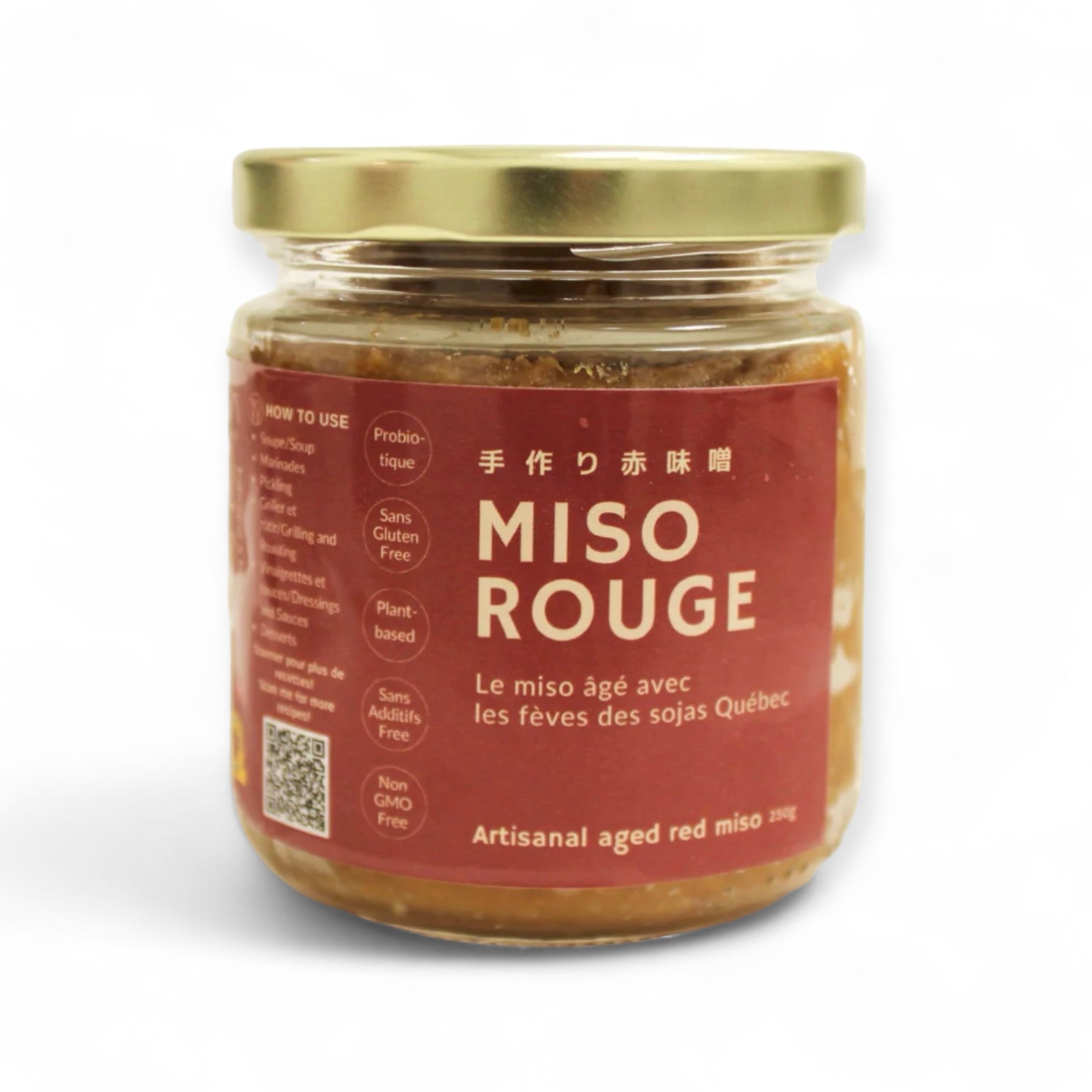 Artisanal aromatic miso (aged red miso) – LA BRASSERIE SAN-Ô SAKÉ inc.